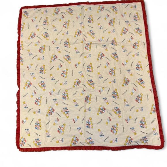 Handmade | Bedding | Vintage 8s Handmade Soft Donald Duck Baby Crib ...